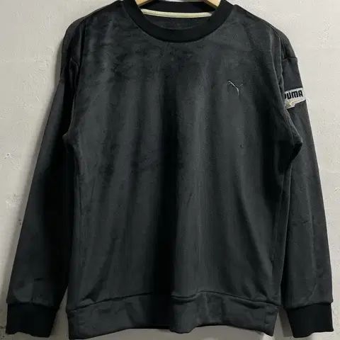 66 PUMA 푸마 벨벳 스판 루즈핏 맨투맨 정품 | 헬로마켓