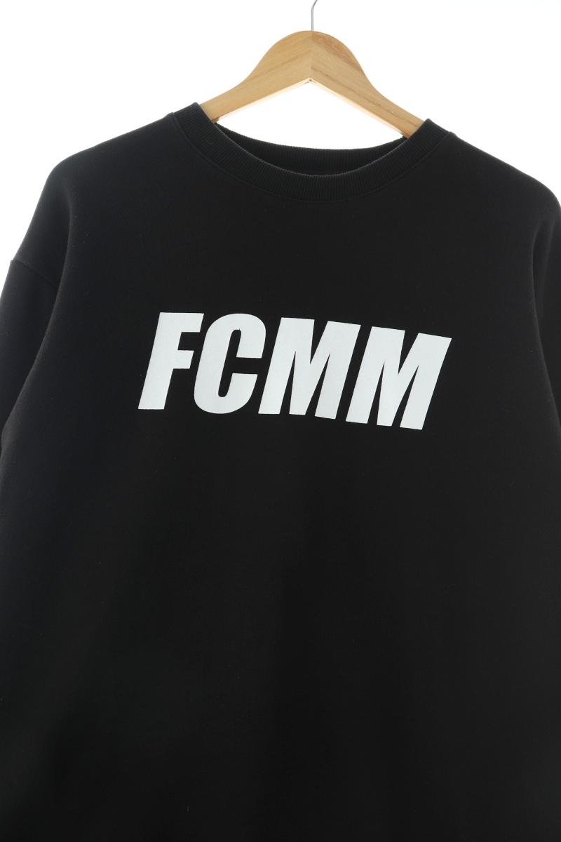 (XL) FCMM 맨투맨 티셔츠 블랙 기모 루즈핏-1... | 헬로마켓