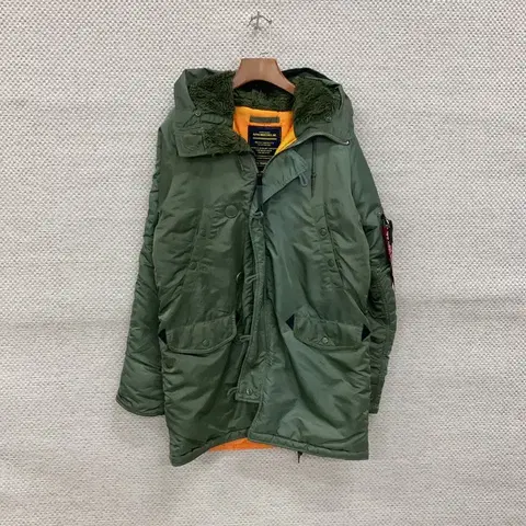 알파인더스트리 N-3B 카키 야상 패딩 자켓 105 ... | 헬로마켓