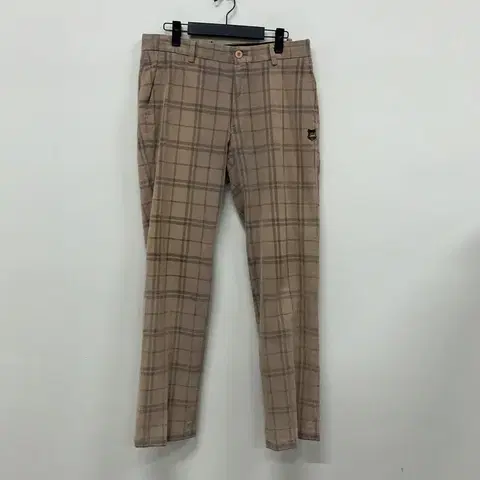 JDX 골프 베이지 체크 코듀로이 골덴바지 33인치 ... | 헬로마켓