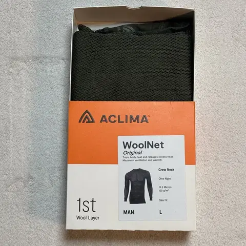 아클리마 (Aclima) 울 넷 크루 넥 | 헬로마켓