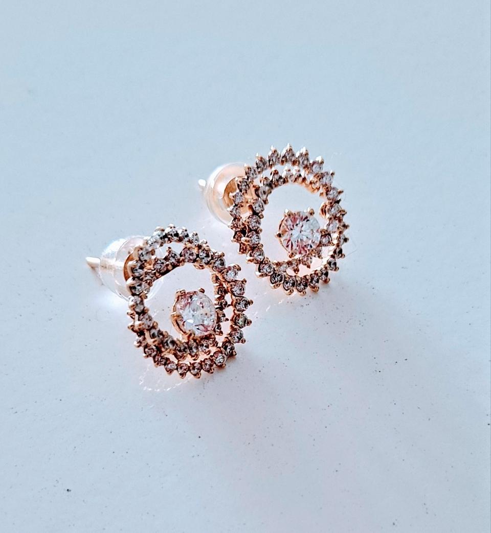 14k 골드 큐빅 귀걸이# 새상품 | 헬로마켓