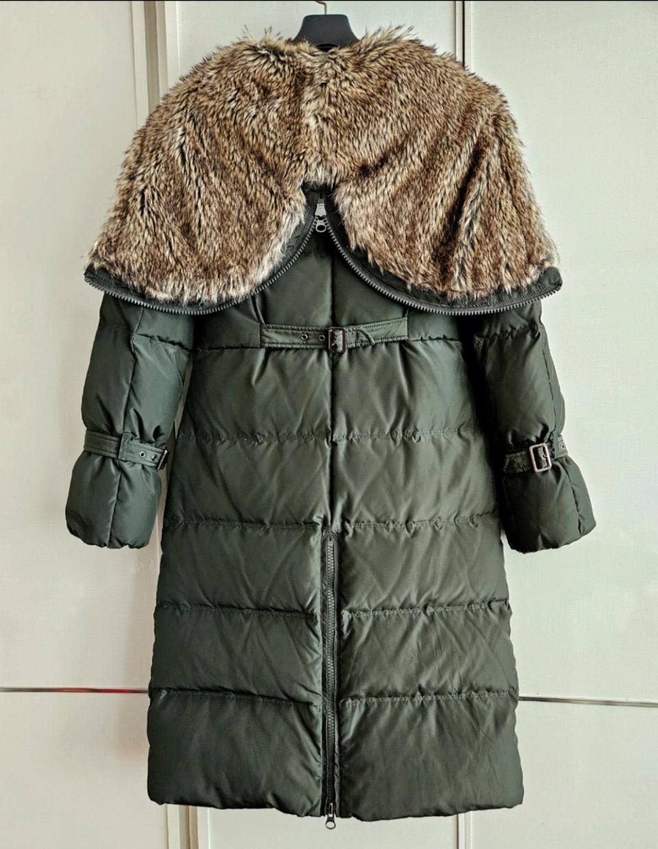 베네통 후드 덕다운 롱 패딩 판매합니다 | 헬로마켓