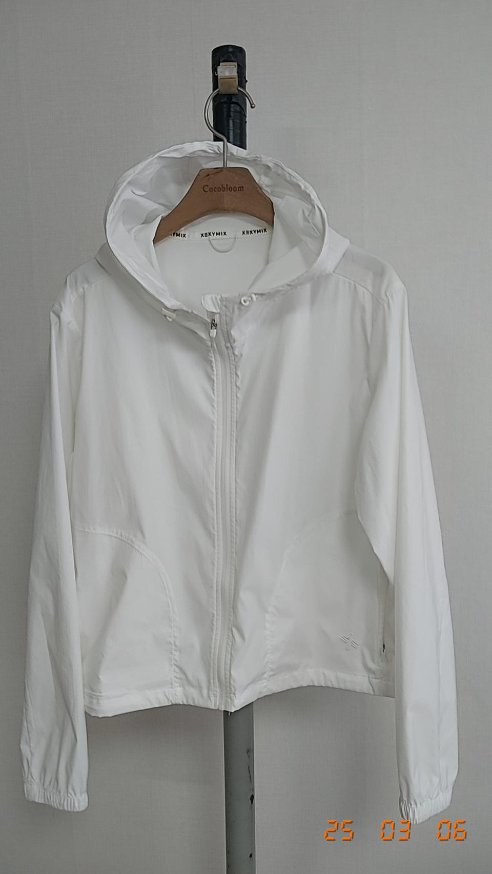 젝시믹스 후드 집업 S (155/80A, 화이트) | 헬로마켓