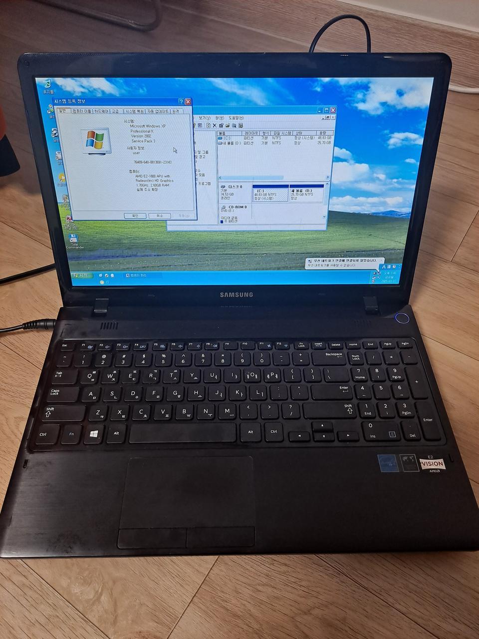 윈도우 XP 삼성 노트북 NP355E5C E2-180... | 헬로마켓