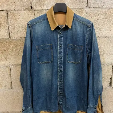 사카이 레이어드 데님 셔츠 | 헬로마켓