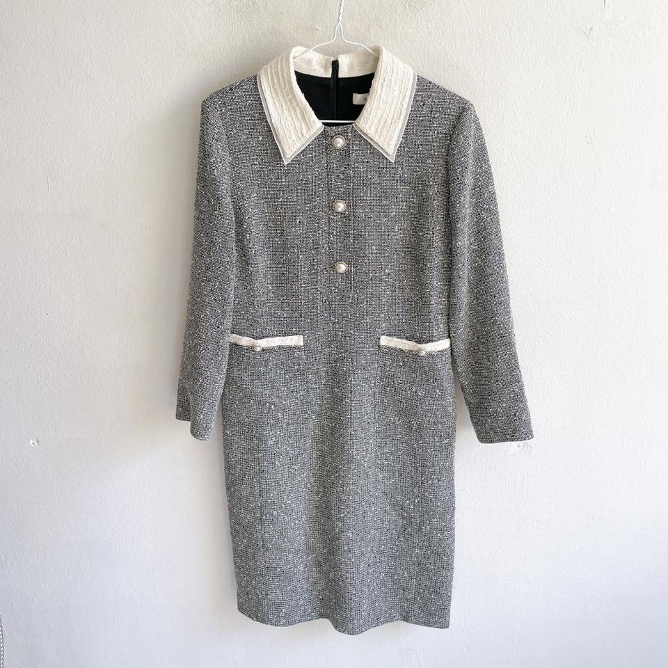 66) 21FW 아이잗바바 트위드 원피스 | 헬로마켓