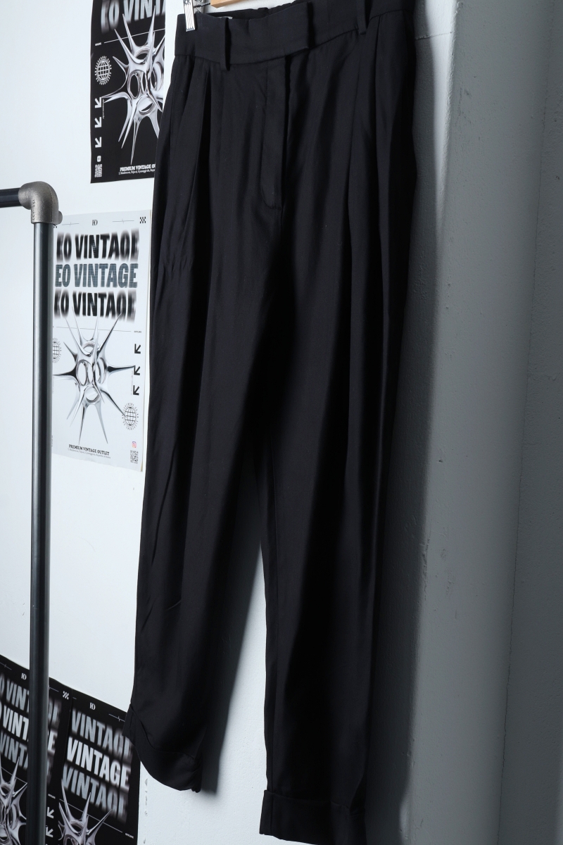 W(S) 코스 슬랙스 경량 바지 블랙 한정판-15E6 | 헬로마켓