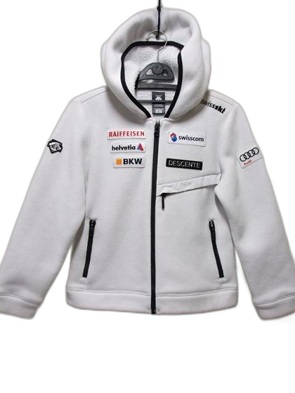 데상트 SWISSKI 멀티패치 폴라폴리스 후리스자켓 ... | 헬로마켓