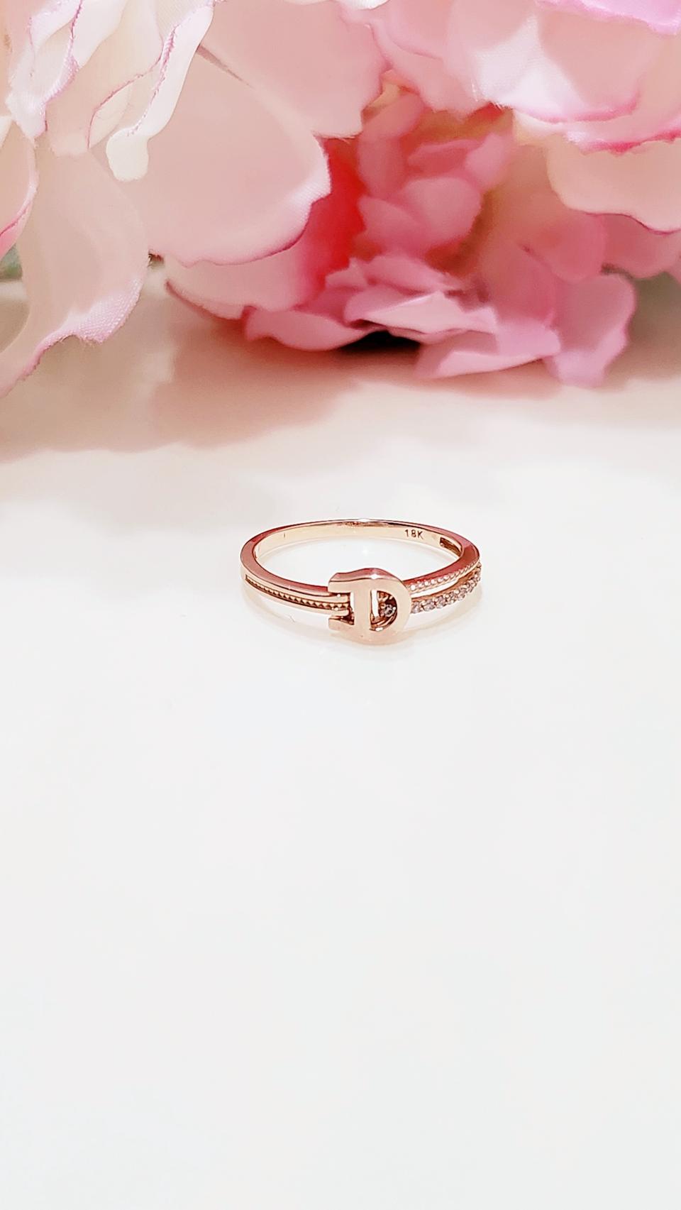 @정리가@ 18k 언발 라인 반지 | 헬로마켓