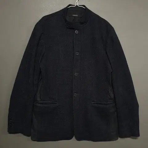 M (95) DKNY 양가죽 배색 울 모 포켓 싱글 ... | 헬로마켓