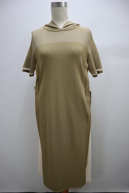 여성 SJSJ 에스제이 후드 반팔 니트 롱 원피스 2... | 헬로마켓