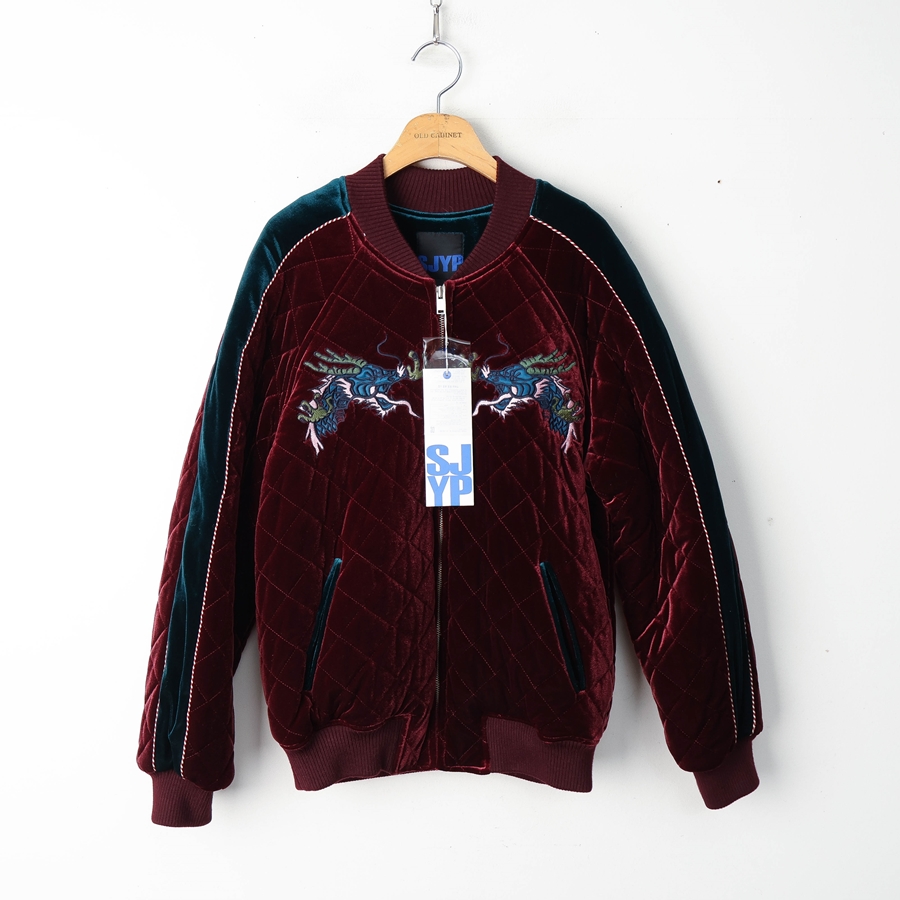 55/새상품 SJYP 벨벳 스카잔 점퍼 | 헬로마켓