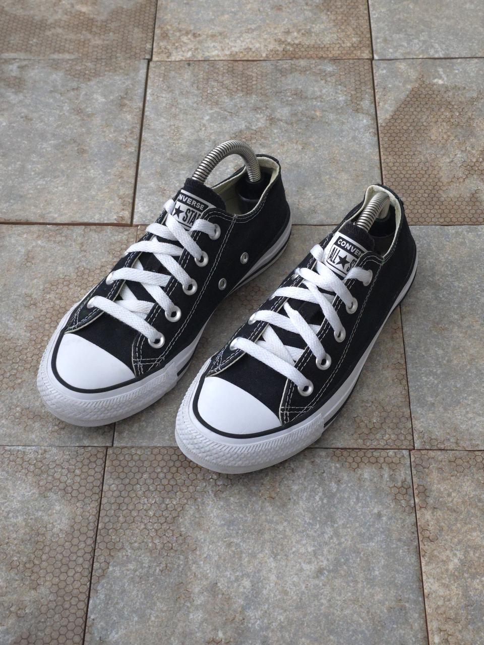(225)컨버스 척테일러 올스타 로우 검흰 스니커즈 운동화 | 헬로마켓