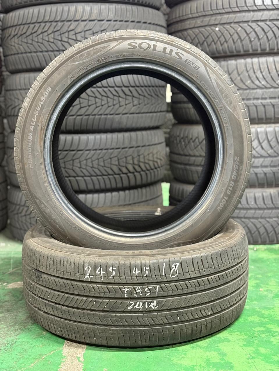 A급 중고타이어 2454518 245 45 18금호 ... | 헬로마켓