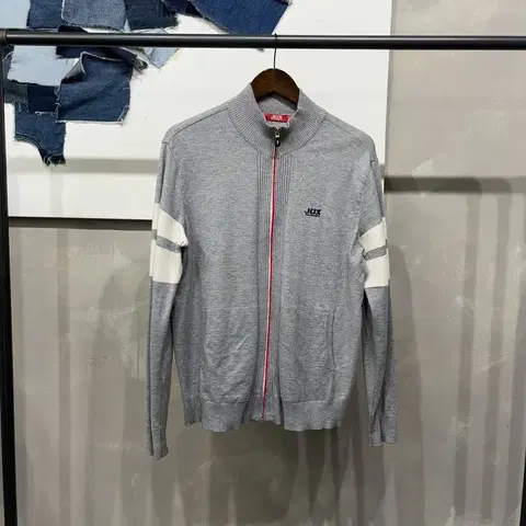 (95) JDX 골프 스포츠 자수 니트 집업 자켓 | 헬로마켓